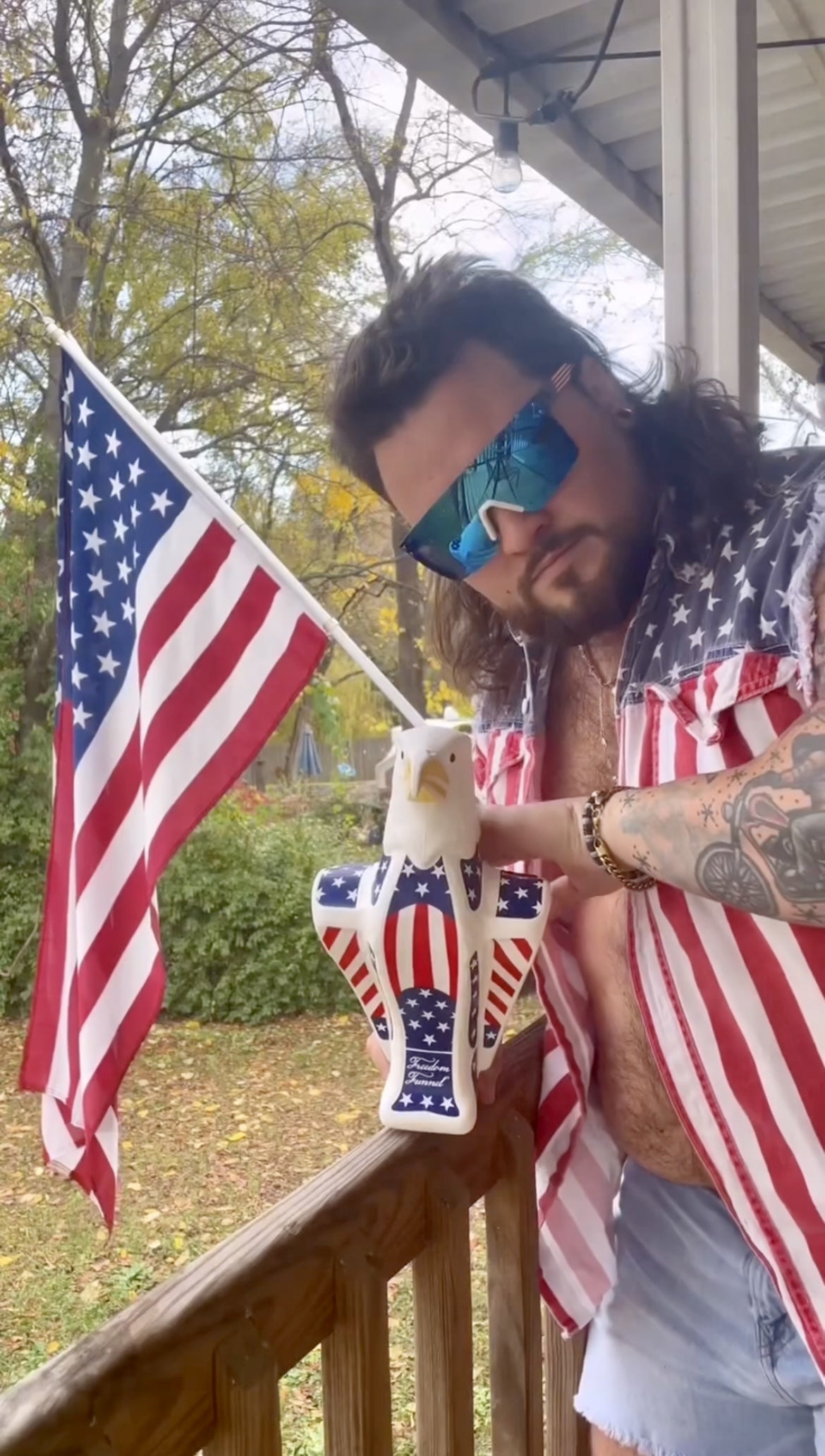 American Freedom Funnel - The Patriotic Eagle Beer Bong